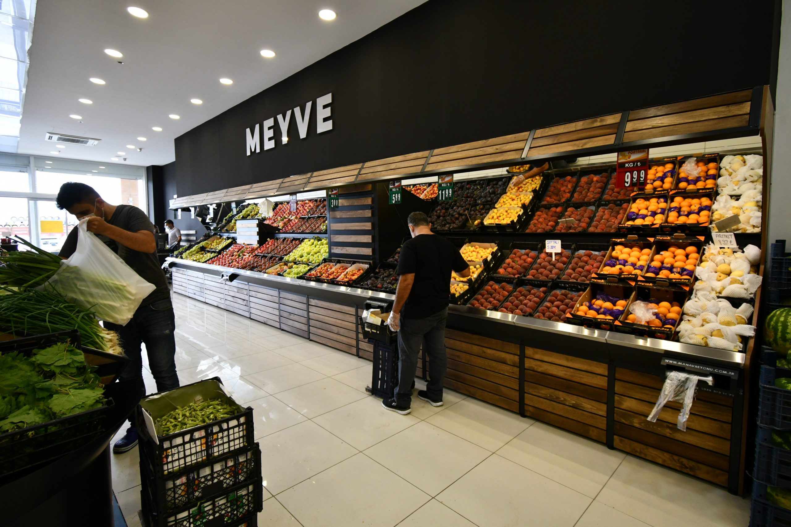 Market Dizaynı – Manav Reyonu